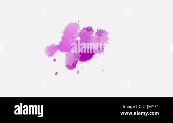 Ink splatters compositing effect. Ink Drops Transition on White ...