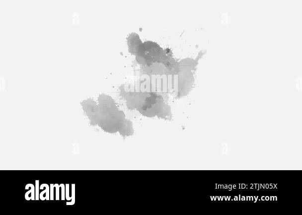 Ink Transition Splatter Blot Spreading Effect Animation Ink Brush Stroke Transition Ink Splash
