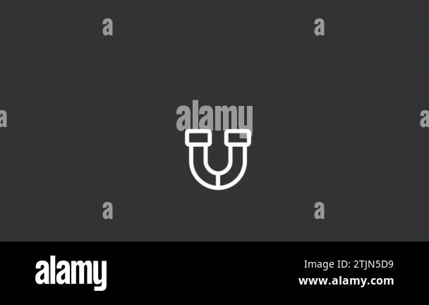 Animated appeal white line ui icon. Retention reward. Seamless loop HD ...