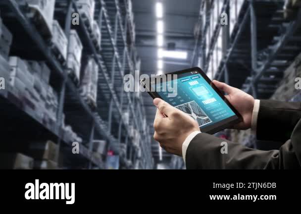 Warehouse management deft software in computer for real time monitoring ...