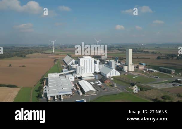 Salt Plant and Salt Mine, in Rheinberg / North rhine westphalia, is the ...