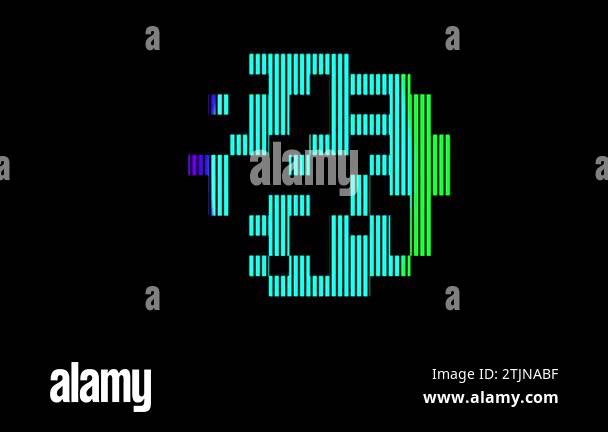 Computer generated pixel art 8 bit vibrant retro 80s background. High ...