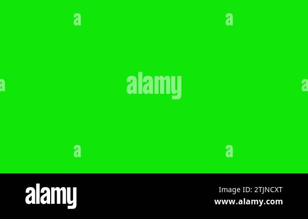 loop animation of English alphabet for children, letters on green ...