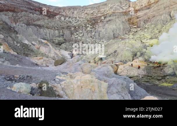 Sulphur from volcano Stock Videos & Footage - HD and 4K Video Clips - Alamy