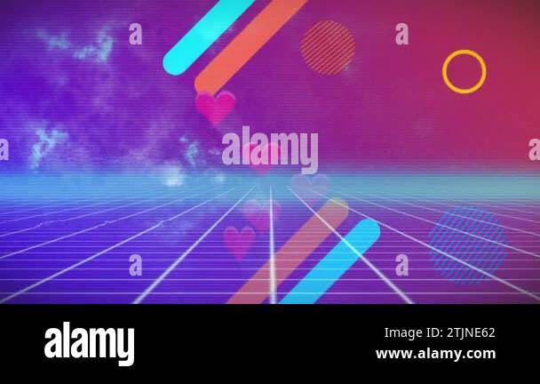 Abstract grid lines vector Stock Videos & Footage - HD and 4K Video ...