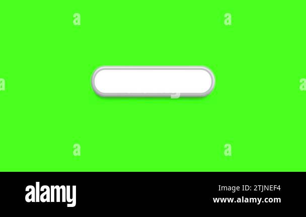Blank Rounded Search Bar Green Screen Animated Video, Single Blank Line ...