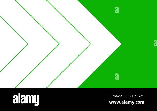 Animated white background from triangular strips. Decorative arrows ...
