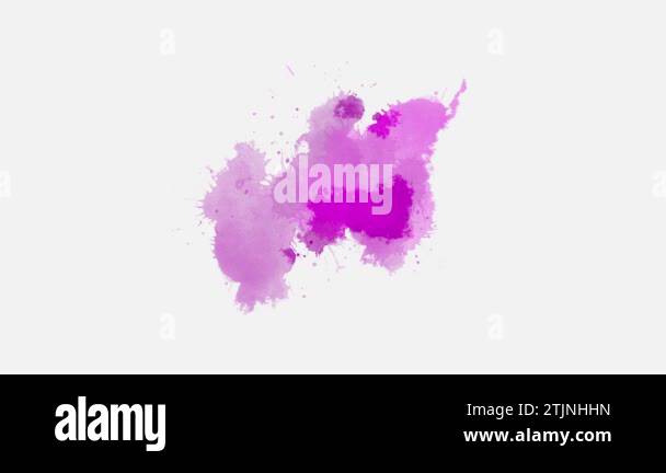 Ink splatters compositing effect. Ink Drops Transition on White ...