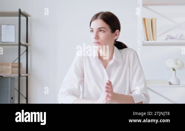 Boring presentation. Video call. Bad interview. Tired unmotivated ...