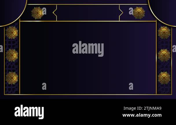 animated islamic template For Quranic recitations , islamic background ...