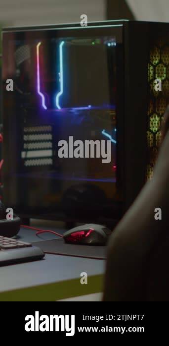 Vertical video: RGB powerful personal computer with first-person ...