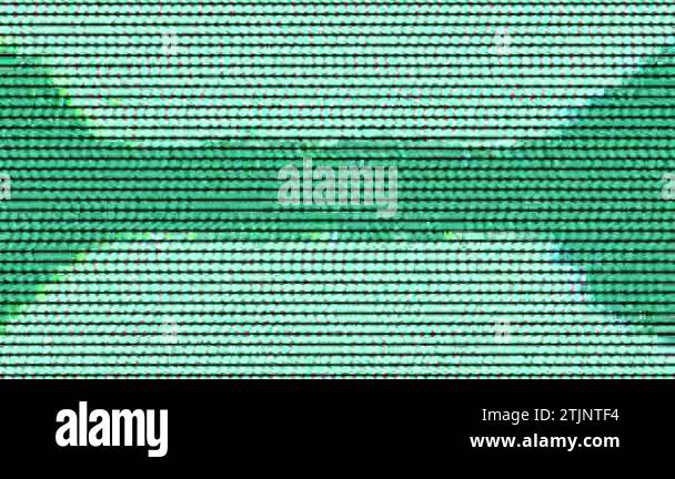 Glitch No signal flicker analog TV pixel noise distortion. Digital ...