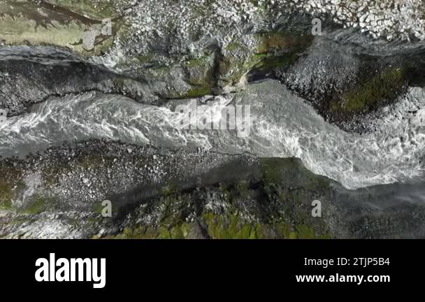 Canyon with Mountain River in Iceland Colossal Geological Phenomenon ...