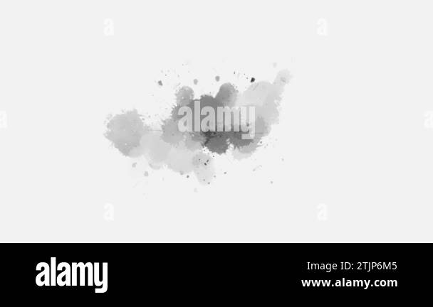 ink transition splatter blot spreading effect animation. Ink brush ...