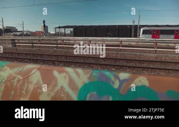 Side view metro of the Municipal Transport Company Dutch ...