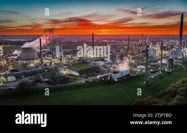 German oil refinery Stock Videos & Footage - HD and 4K Video Clips - Alamy