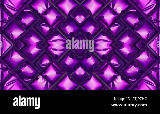 Bright fantastic inflatable symmetrical pattern from metalized film digital seamless loop ...