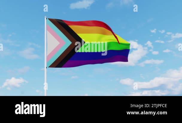 Pride progress flag Stock Videos & Footage - HD and 4K Video Clips - Alamy