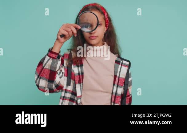 Investigator researcher scientist teenager child girl kid holding ...