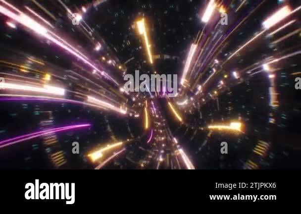 tunnel particles, digital, form, phorm, water, energy, electric, light ...