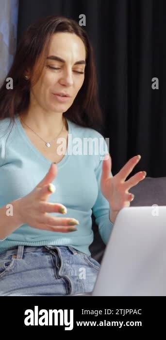Woman zoom meeting at home Stock Videos & Footage - HD and 4K Video ...
