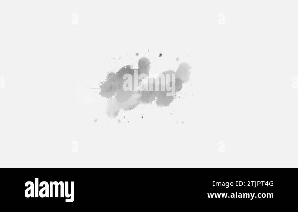 ink transition splatter blot spreading effect animation. Ink brush ...