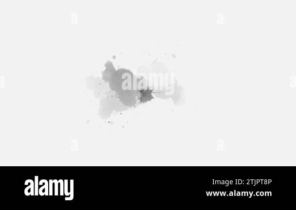 ink transition splatter blot spreading effect animation. Ink brush ...