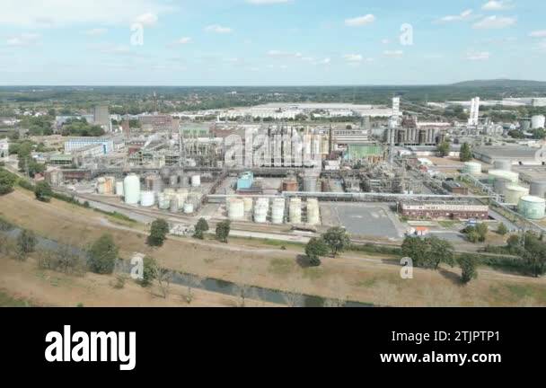 Chemical Plant of AirLiquide in the OQ Chemicals chemical park in ...