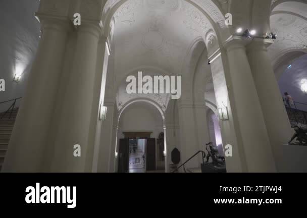 Bayerisches Nationalmuseum In Munich, Bavaria, Germany January 10, 2023. Interior Bavarian ...