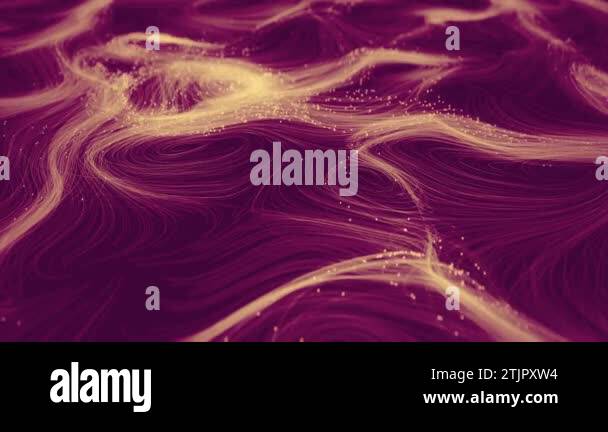 Abstract swirly trails. 4K UHD animation rendered at 16-bit color depth ...