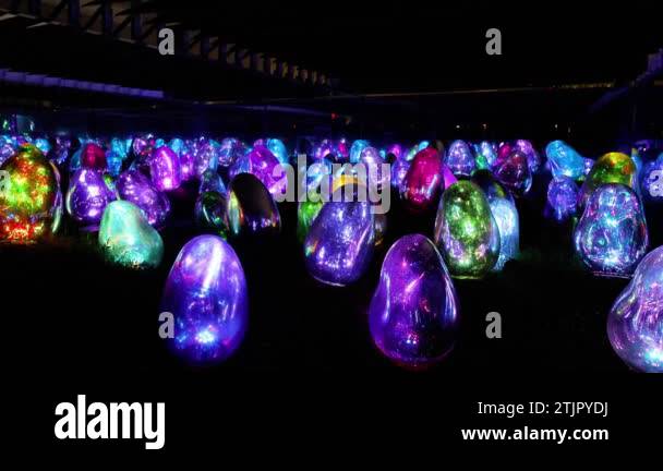 teamLab Planets TOKYO, a museum in Toyosu, Tokyo Stock Video Footage ...