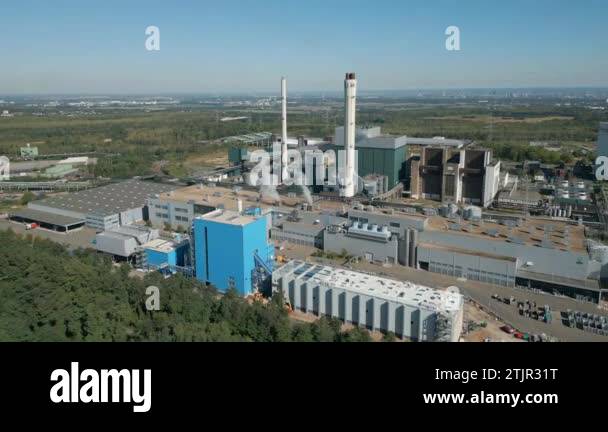 Paper Mill of UPM, located in the Hrth industrial park near the city of ...