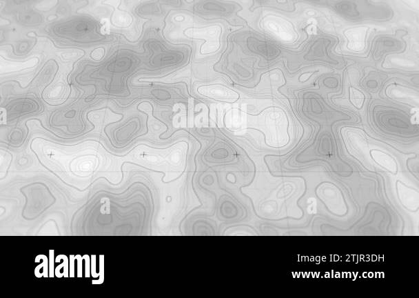 3d Topographic Map Exploration Background 4k Animation Of A 3d