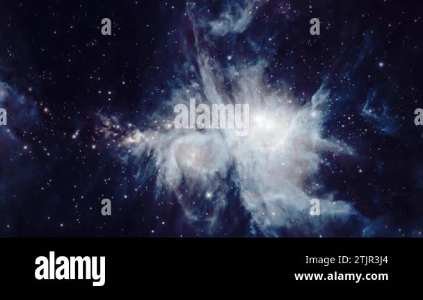 Flying through the Orion Nebula. 4K UHD animation rendered at 16-bit ...