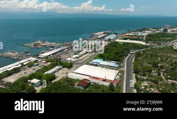 General Santos City Fish Port Complex. Mindanao, Philippines. Aerial ...