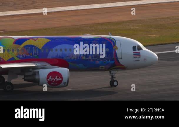 PHUKET, THAILAND - FEBRUARY 11, 2023: Carrier AirAsia with Amazing new ...