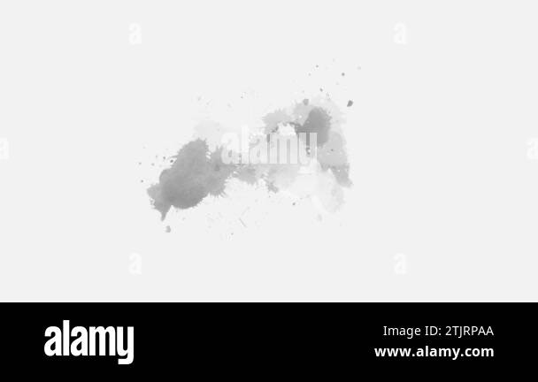 ink transition splatter blot spreading effect animation. Ink brush ...
