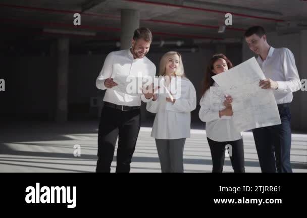 Smiling architects together building Stock Videos & Footage - HD and 4K Video Clips - Alamy