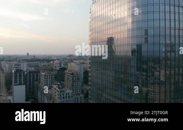 Windows and glass of high rise building city Stock Videos & Footage ...