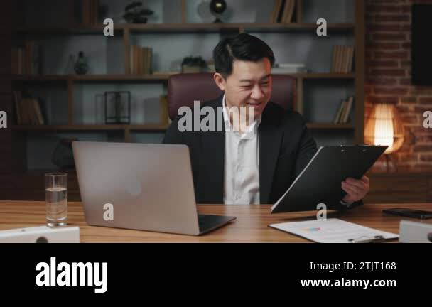 Business man verifying documents Stock Videos & Footage - HD and 4K ...