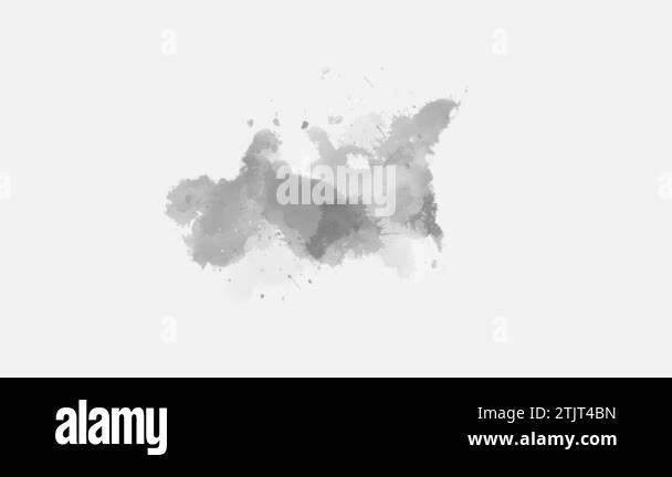 ink transition splatter blot spreading effect animation. Ink brush ...