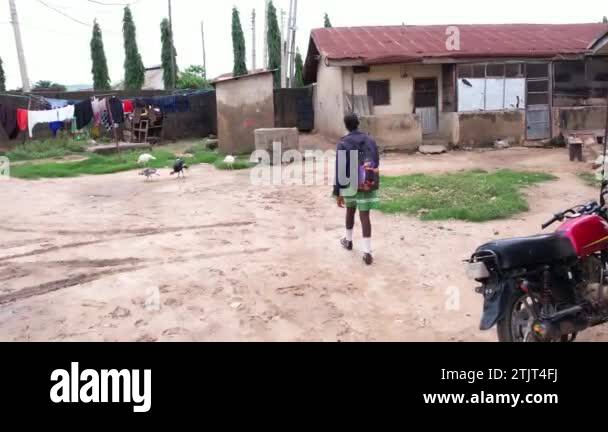 2th April 2022, Makurdi,Benue state Nigeria: African school children ...