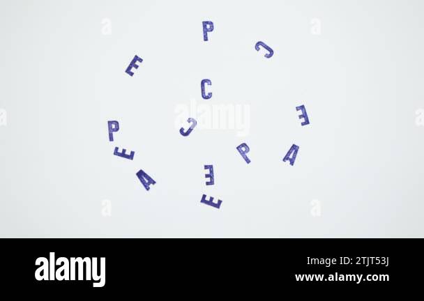 Peace letters Stock Videos & Footage - HD and 4K Video Clips - Alamy