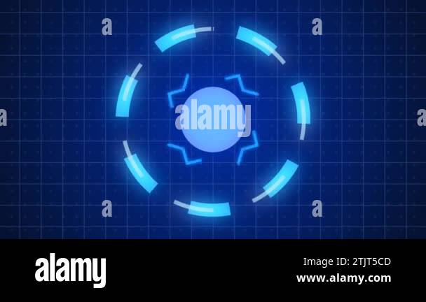 Futuristic technology hud animation in 4K 60FPS, digital modern hud ...