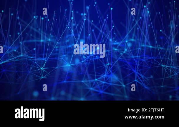 Colored polygonal space. Connection dots and lines structure. Digital background. Technology ...