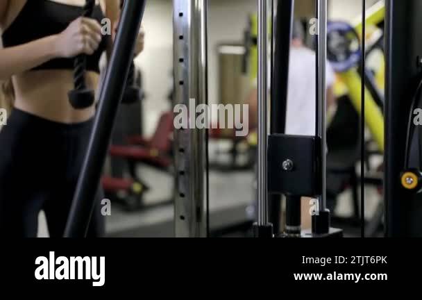 Healthcare, fitness and bodybuilding concept. Young athletic woman ...