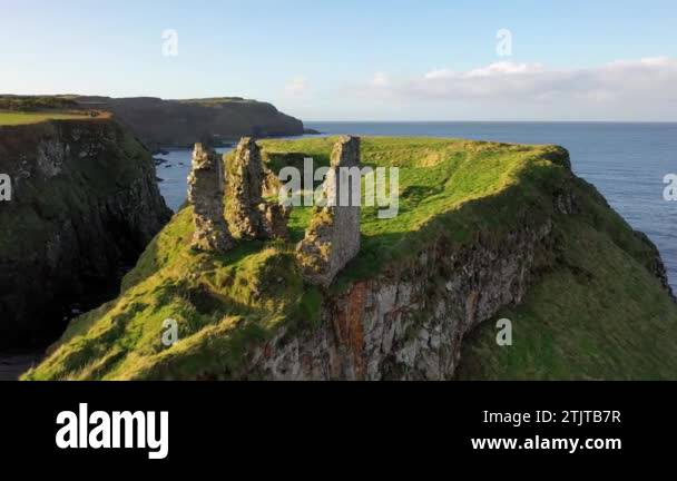 Dunseverick Castle is located west of the village of Dunseverick, in ...