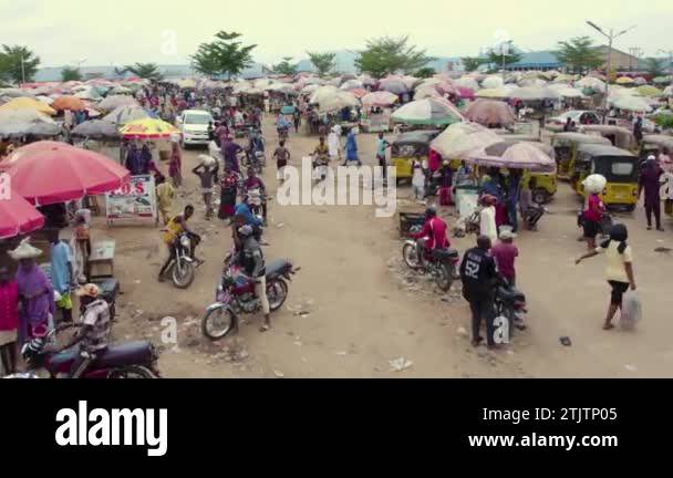 12th july 2023, Mararaba,Nassarawa state Nigeria: Drone shot of aerial ...