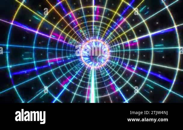 tunnel particles, digital, form, phorm, water, energy, electric, light ...