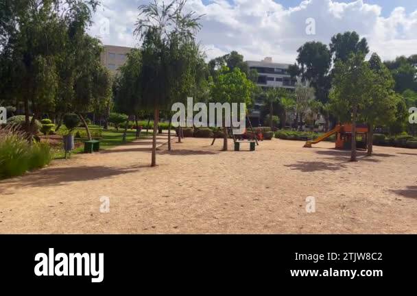 Downtown outside day buildings public park scene Stock Videos & Footage ...